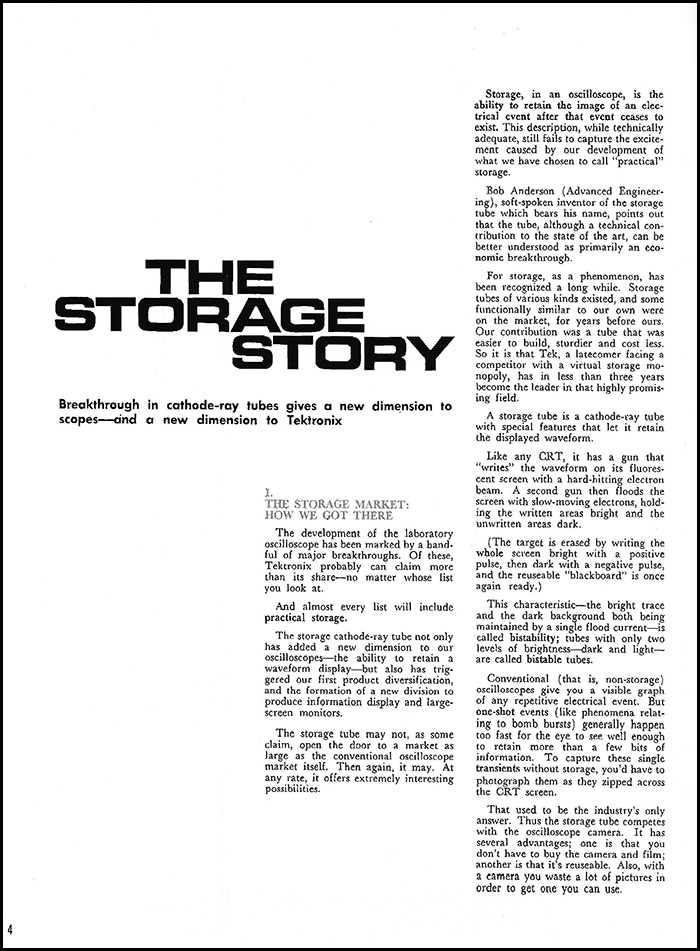 The Storage Story