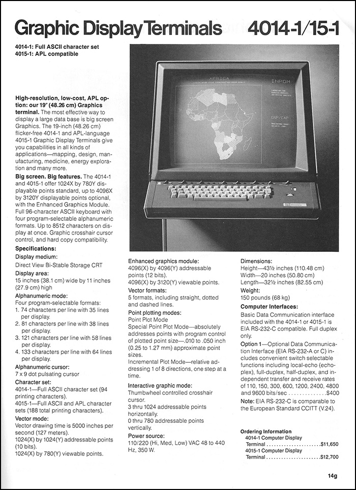 DVST Graphic Terminals