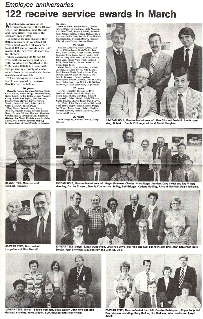 1986 Anniversaries