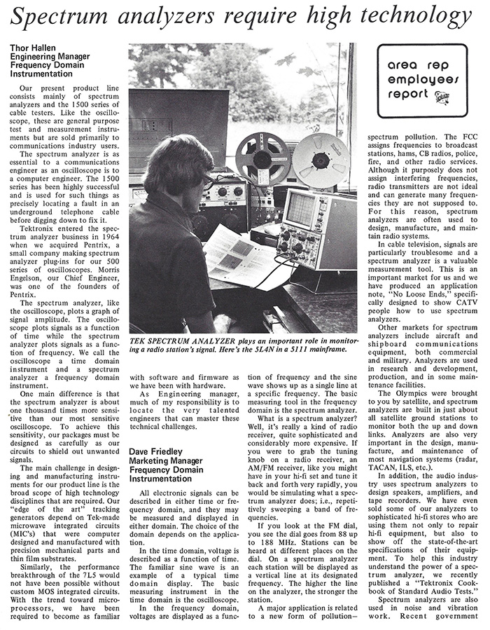 Spectrum Analyzers