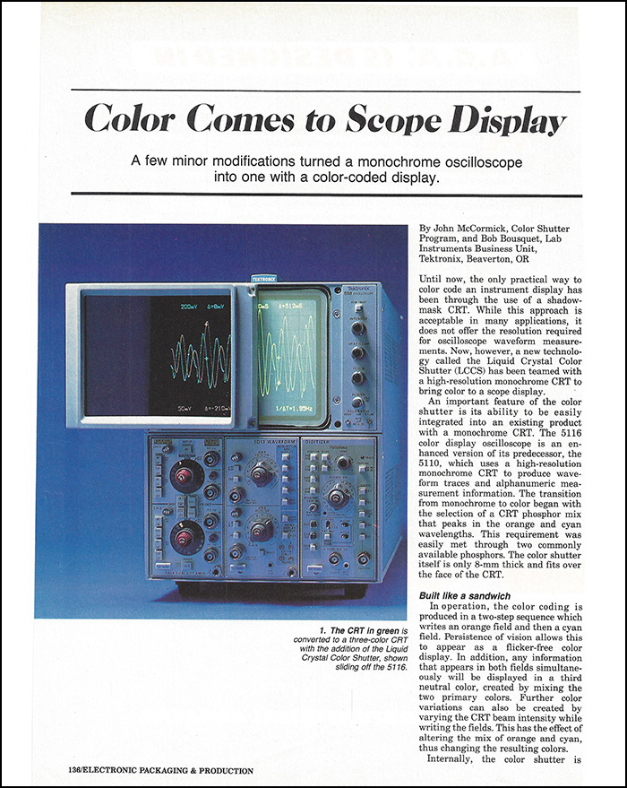 Liquid Crystal Color Shutter